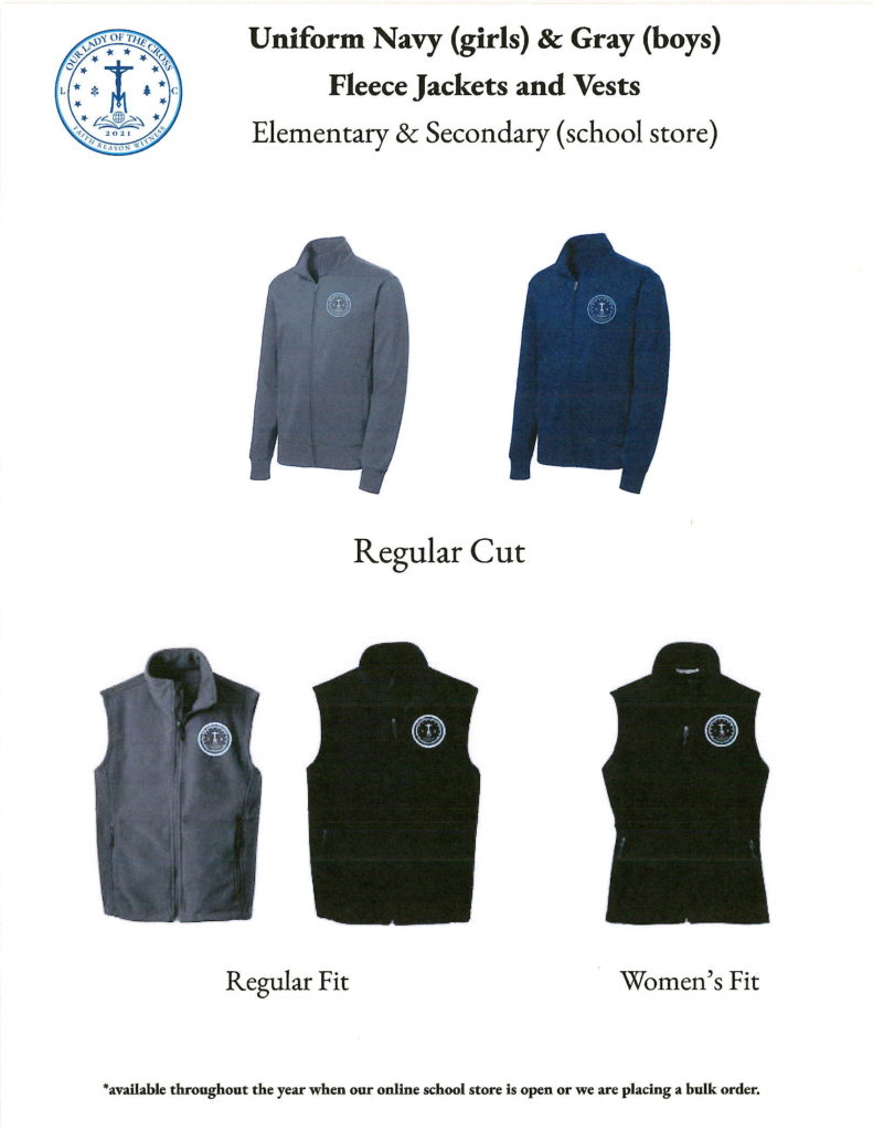 Uniform Policy – Our Lady of the Cross